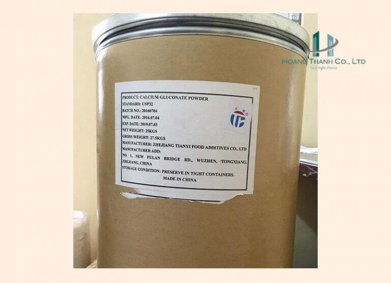 Calcium Gluconate (C12H22CaO14) – Công Ty TNHH Hoàng Thanh Corp